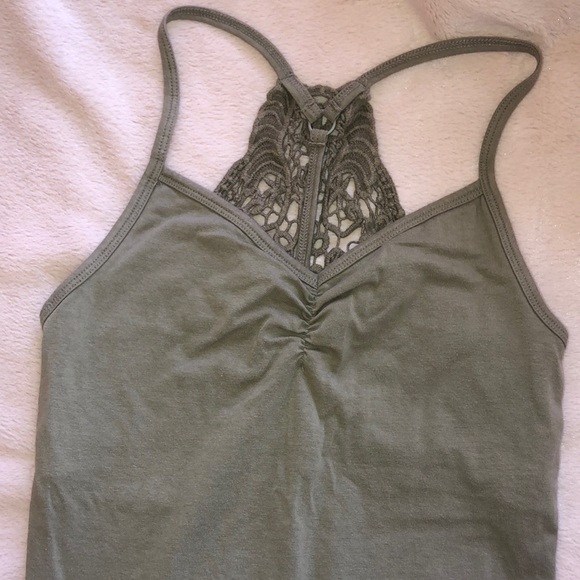 Aeropostale | Tops | Olive Lace Racerback Cami | Poshmark